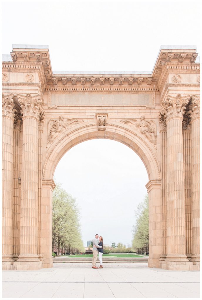 Goodale Park + Union Station Arch Engagement Session - Maggie + Eric ...
